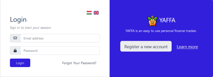 Free personal finance application - YAFFA